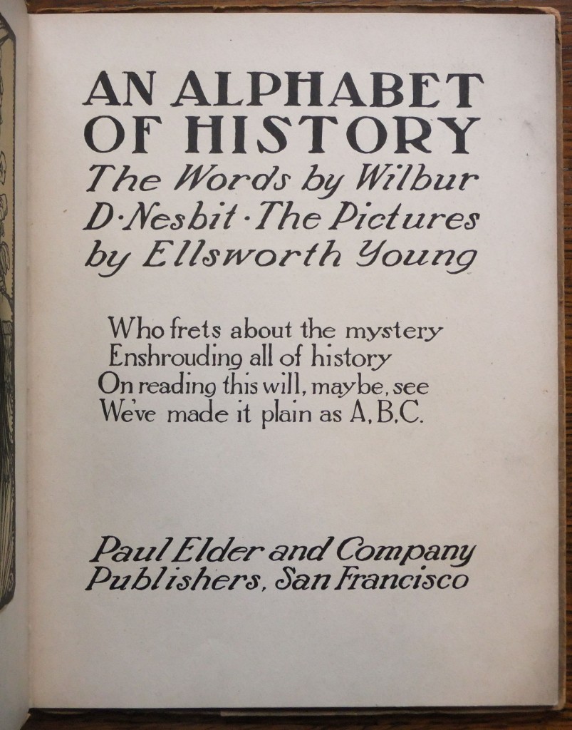 An Alphabet of History – Paul Elder & Company